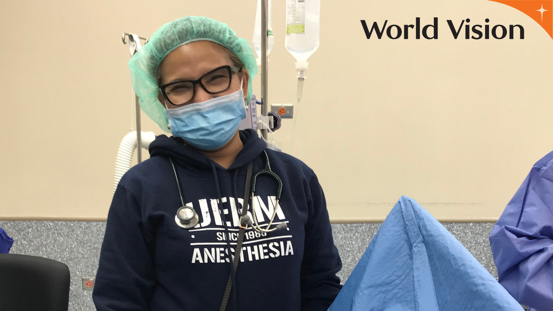 Give Hope | World Vision child sponsor serves as a frontliner