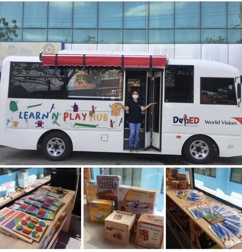 World Vision and Department of Education launched mobile library