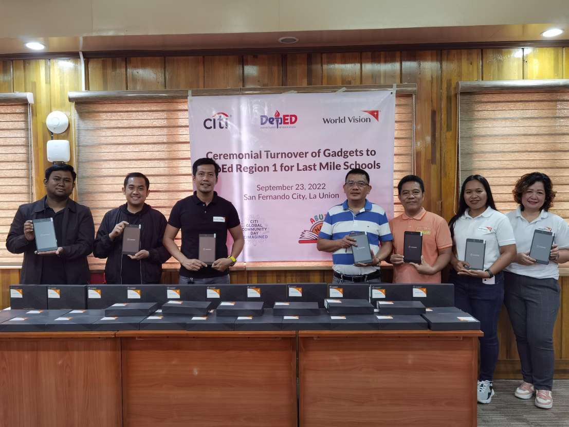 Citi contributes tablets, handwashing facilities to DepEd schools ...