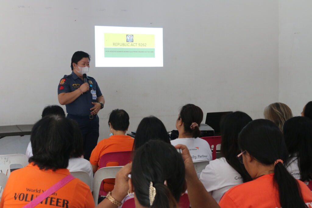 World Vision Philippines | Women volunteers to advocate against gender ...